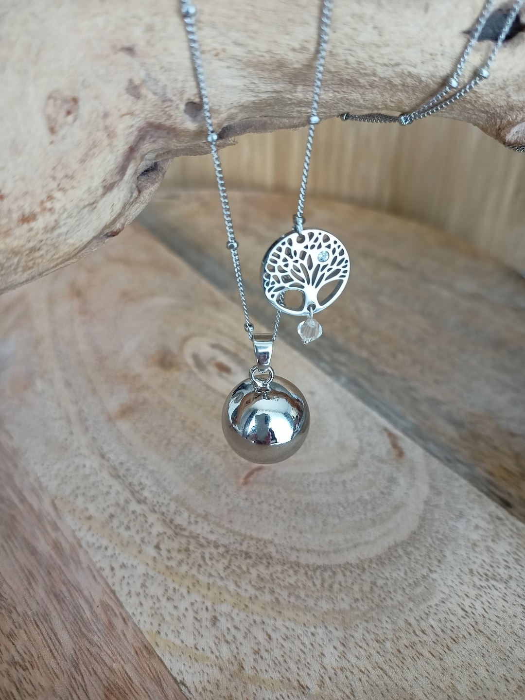 Bola Tree of Life Stainless Steel Gift Pregnant Woman Necklace Jewel ...