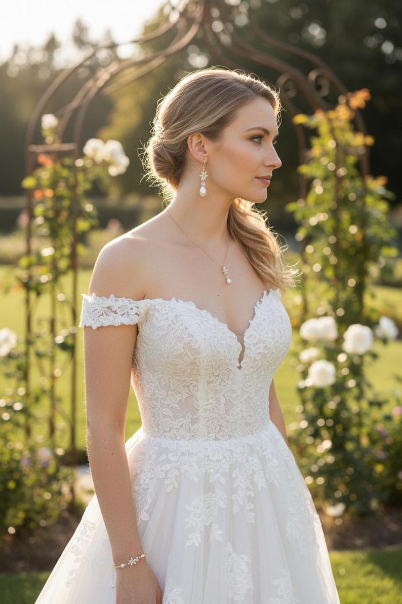Crystal Flower Wedding Jewelry Set | Flamboyant | Swarovski Crystal ...