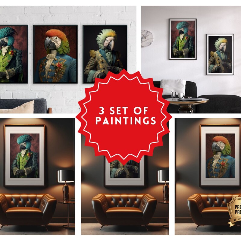 Parrot Poster - Etsy