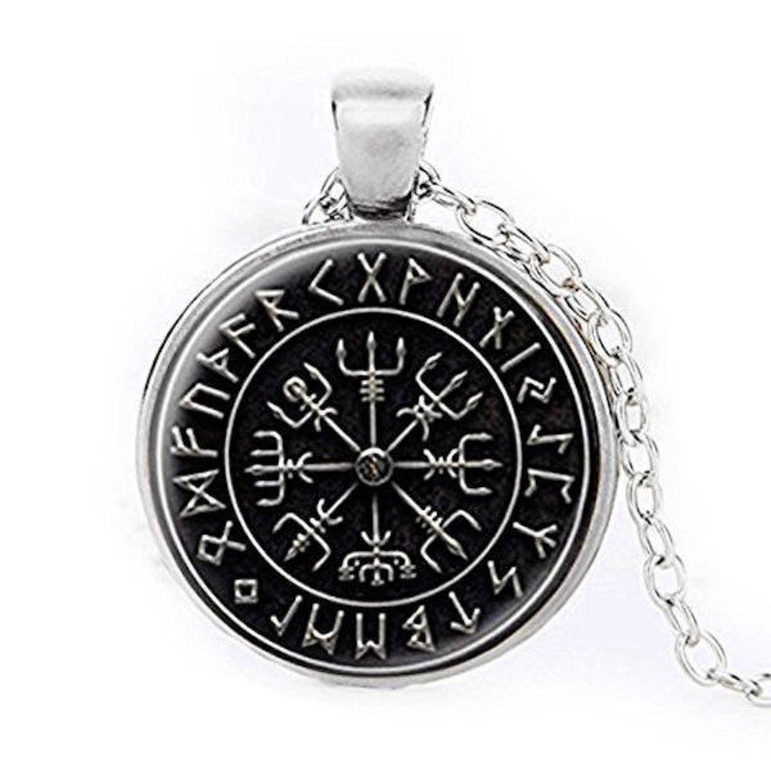 Celtic Pendant runic Sign With Chain Medallion Celtic Jewelry - Etsy