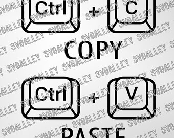 Copy Paste Matching Svg | Etsy