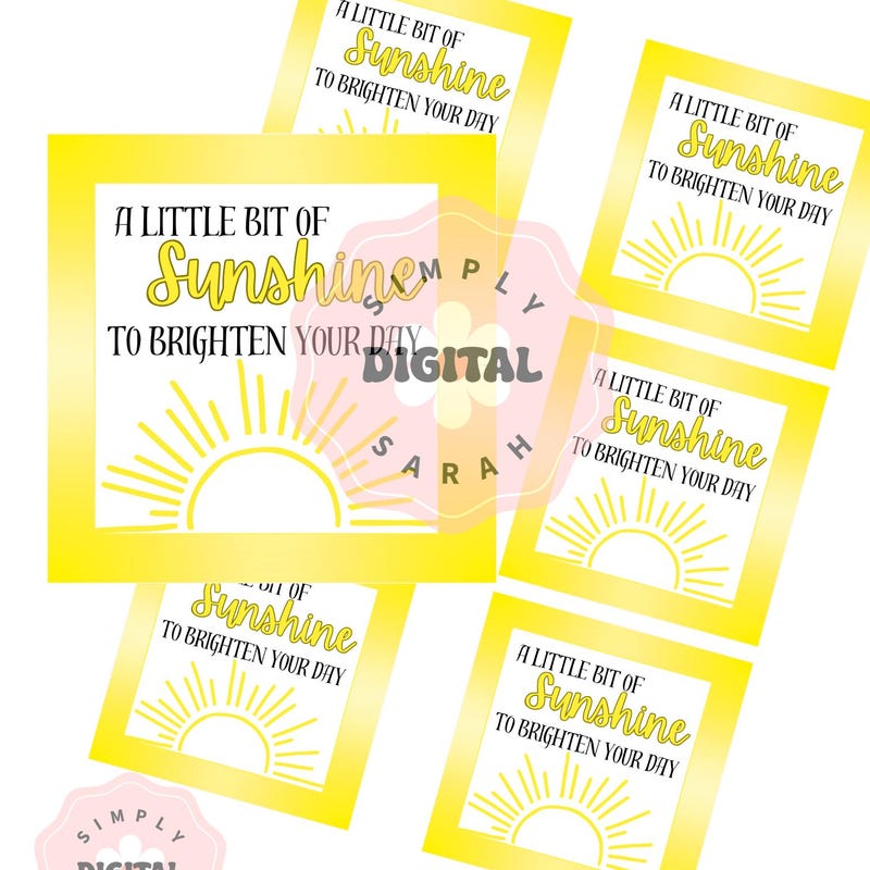 Sunshine Box Printable - Etsy