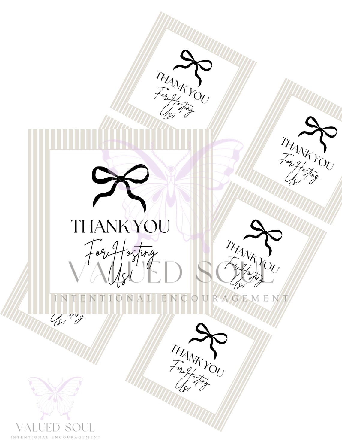 Printable Hostess Gift Tag | Hostess Gift Tag L Thankful Tags | Host ...