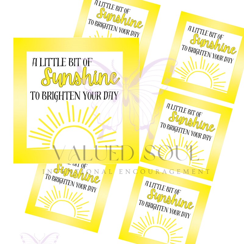 Sunshine Box Printable - Etsy