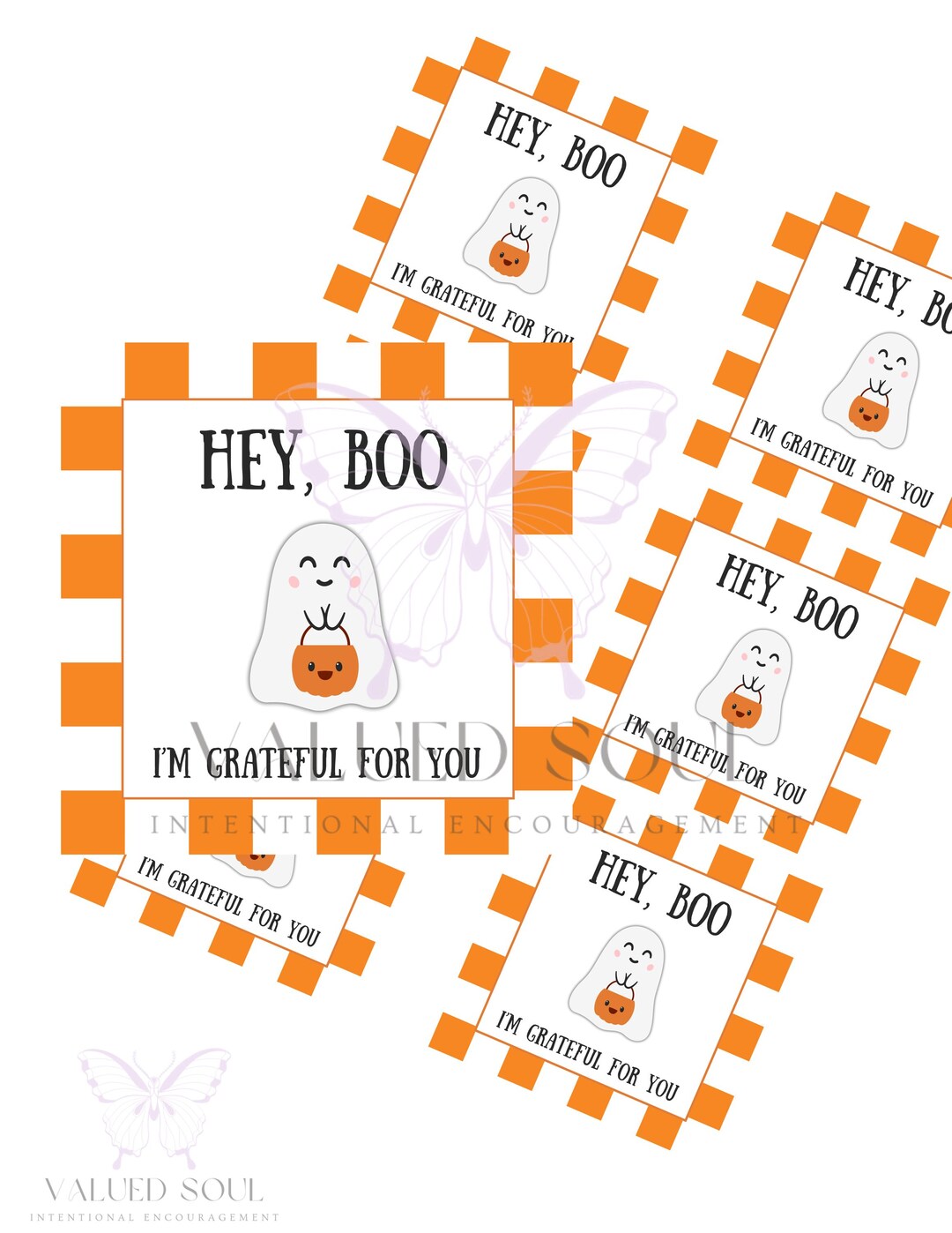Boo Gift Tag Boo Basket Boo Basket Tag Cute Ghost Tag Cute Halloween ...