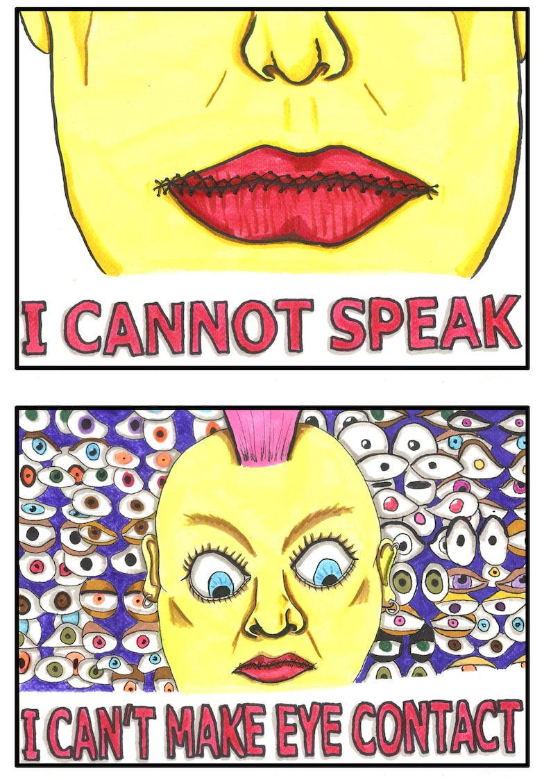 Coming Out Autistic queer Comic Book Zine - Etsy Canada