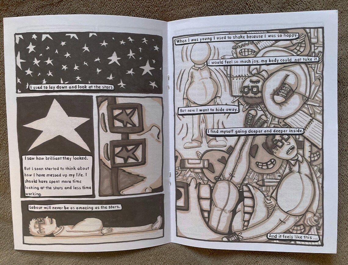 Zines Saved My Life mental Health Comic Book Zine - Etsy
