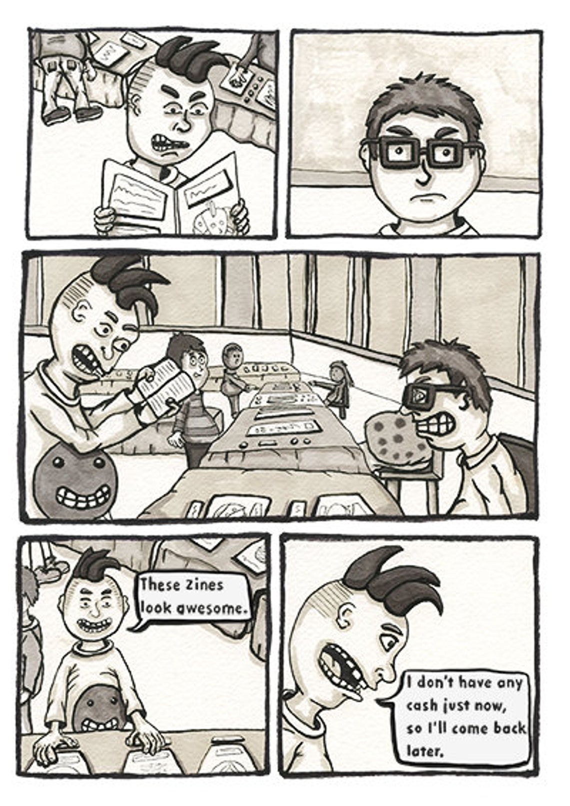 Zines Saved My Life mental Health Comic Book Zine - Etsy