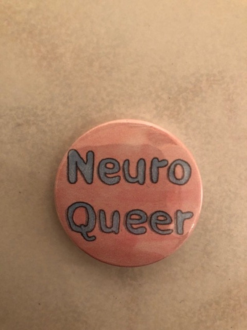 Neuro Queer Pin Badge Button - Etsy