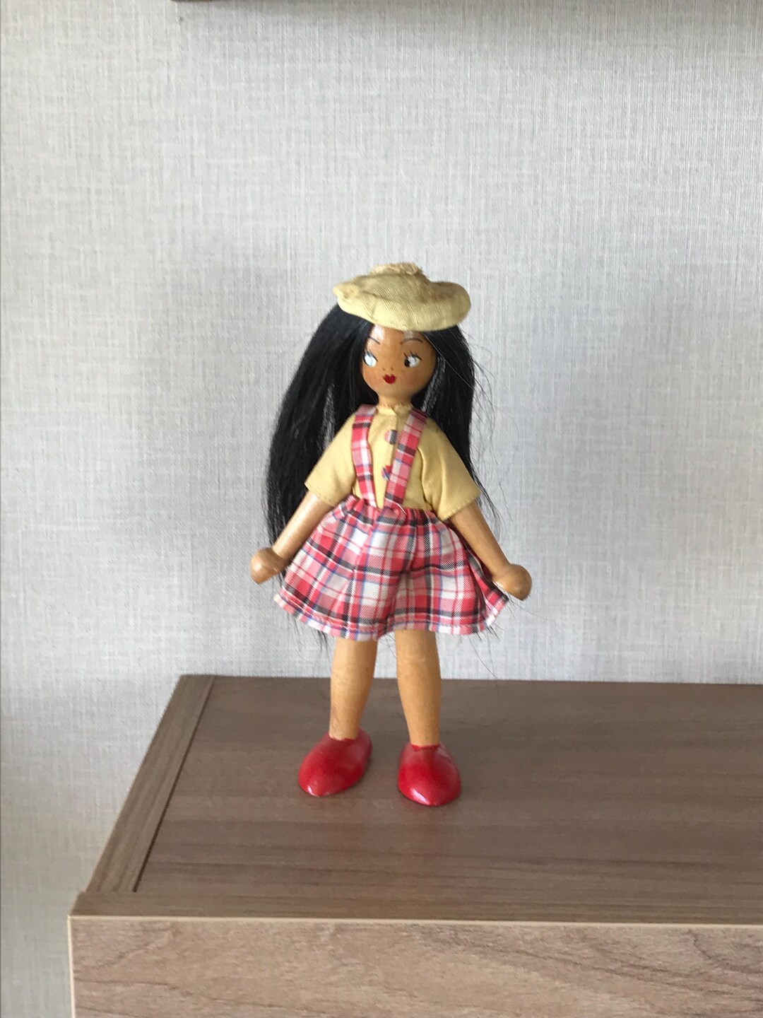 Vintage Wooden Polish Peg Doll - 1950s - Etsy