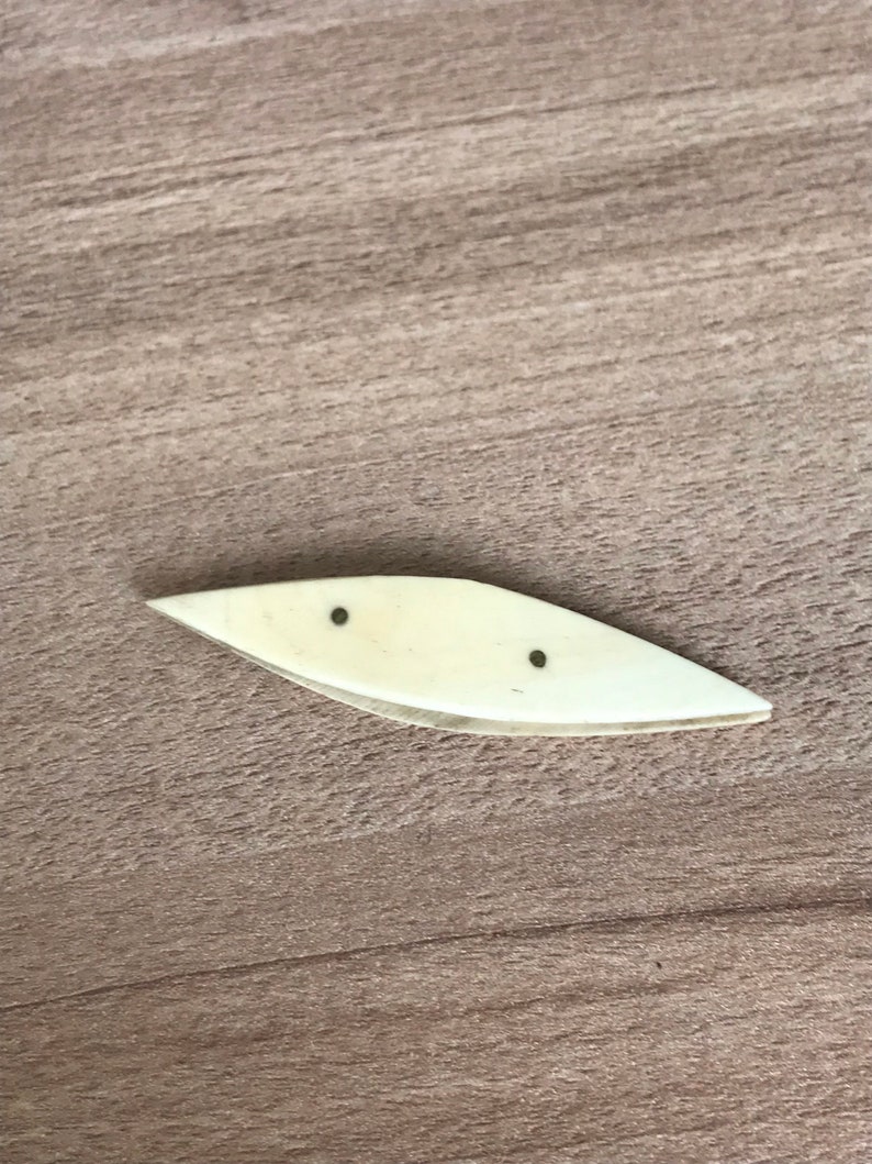 Antique Bovine Bone Tatting Shuttle - Etsy