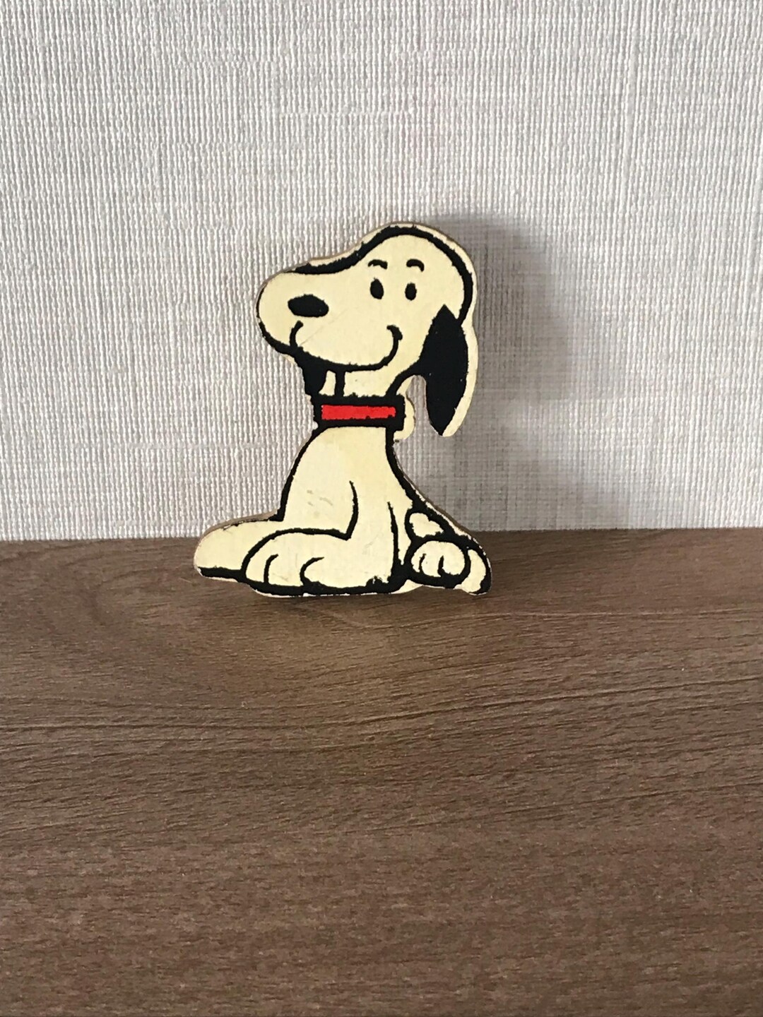 Vintage Plywood Snoopy Brooch - Etsy