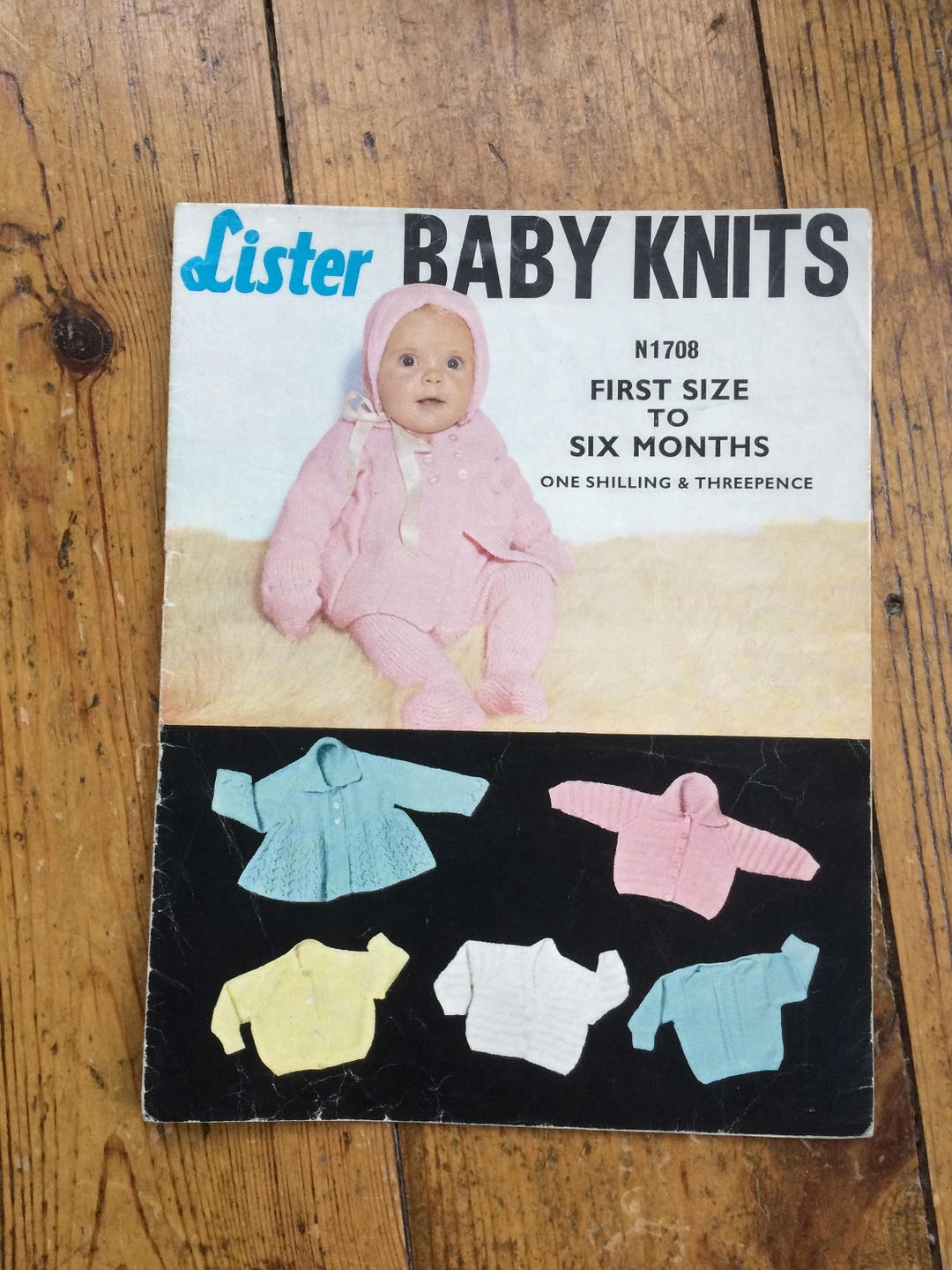 Vintage Lister Baby Knits Booklet First Size to Six Months - Etsy UK