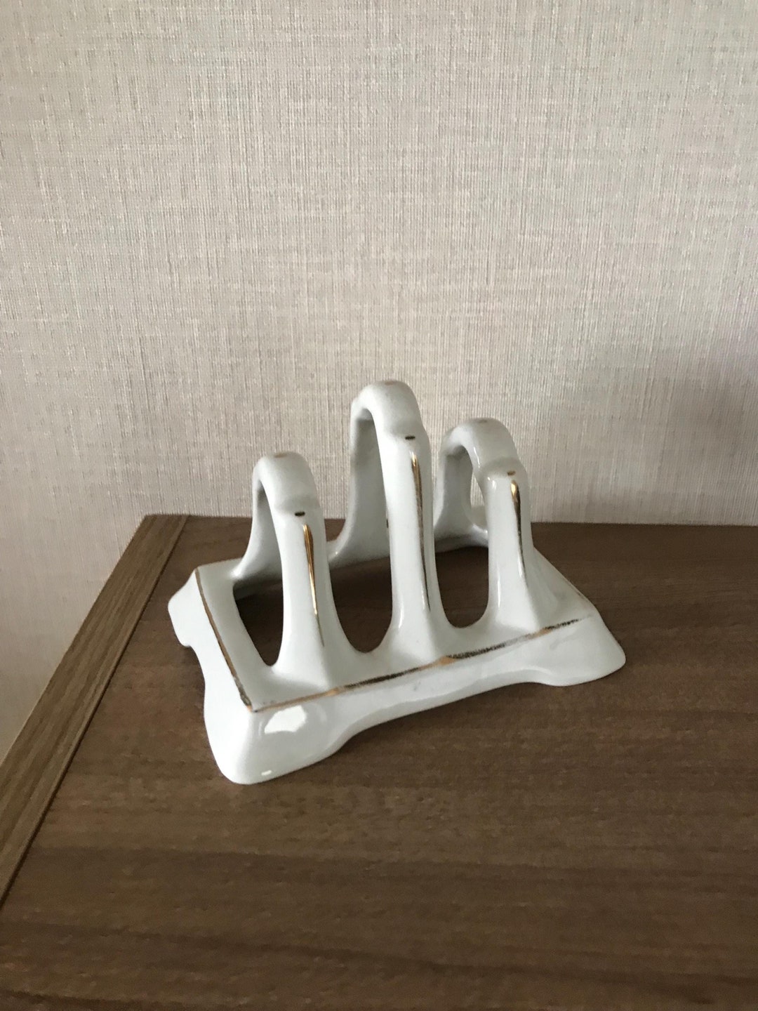 Vintage Art Deco 2 Slice Porcelain Toast Rack - 1930/40s - Etsy