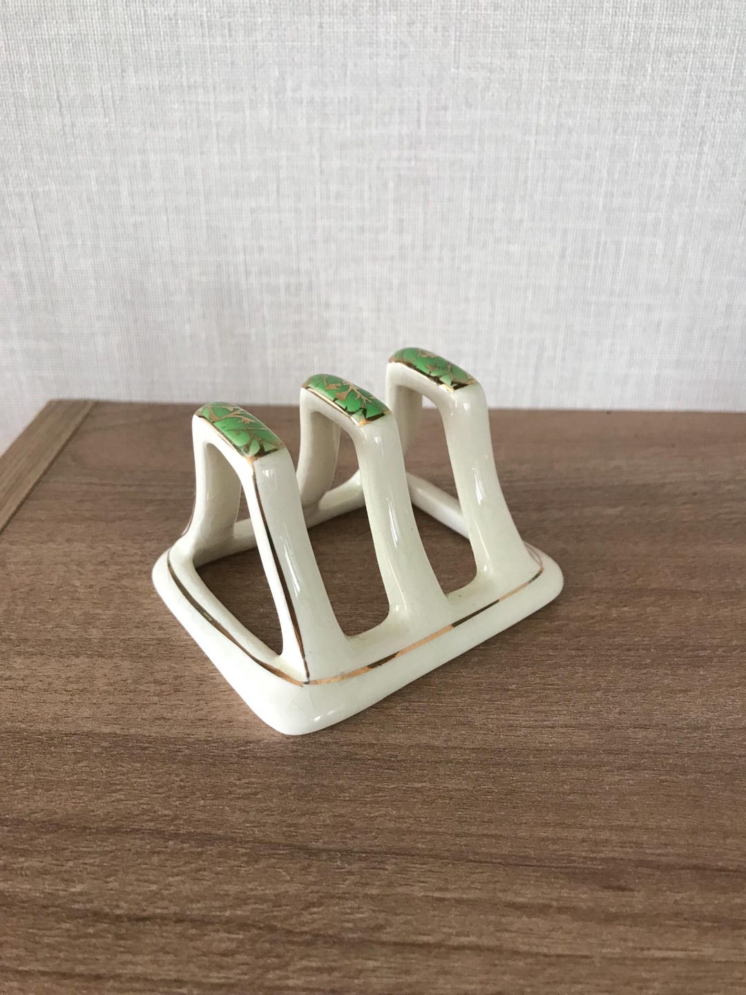 Vintage Art Deco 2 Slice Porcelain Toast Rack - 1930/40s - Etsy UK
