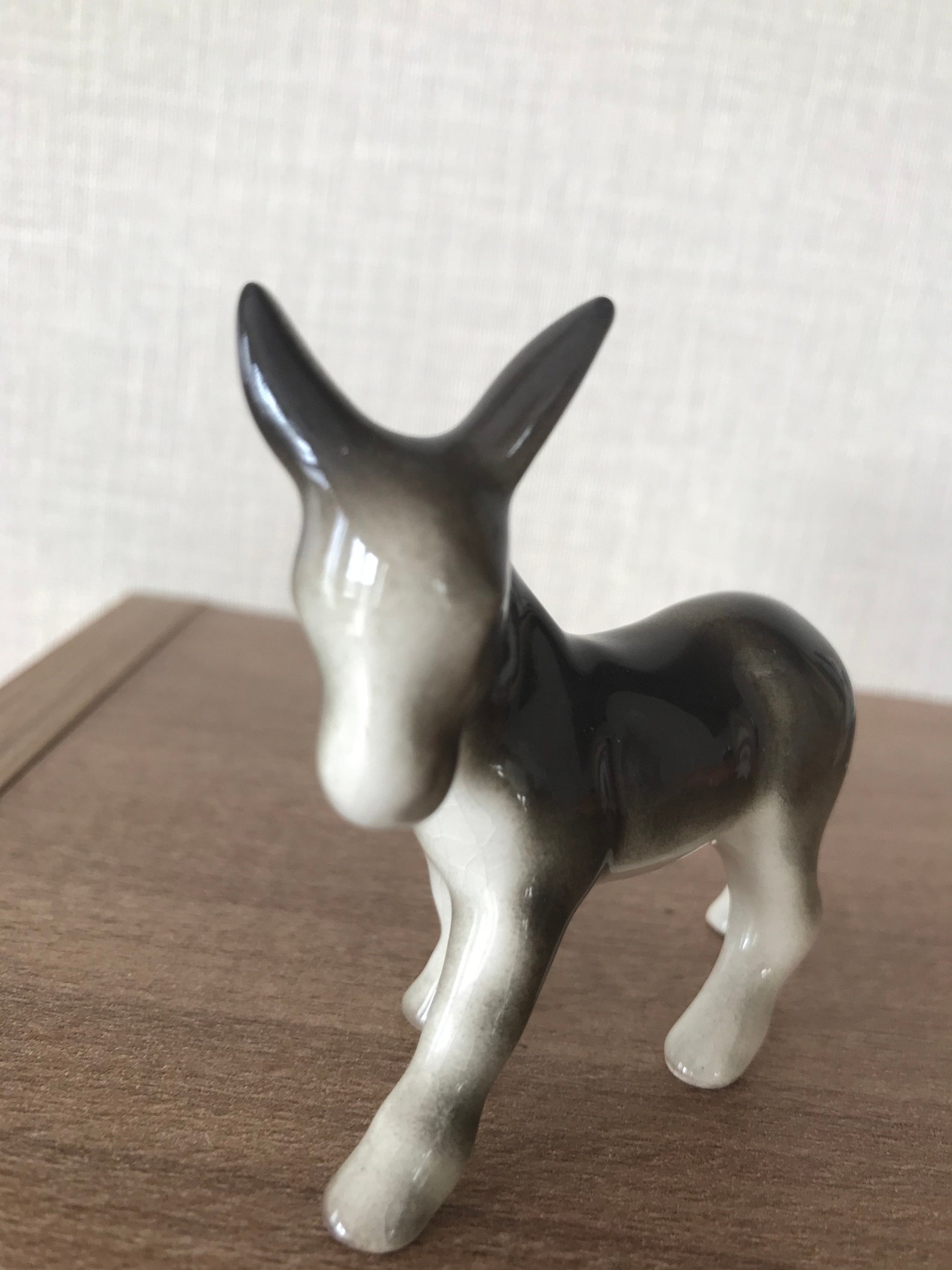 Cute Small Vintage Ceramic Donkey Ornament - Etsy UK