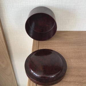 Vintage Brown Mottled Bakelite Round Trinket Box - 1930/40s - Etsy