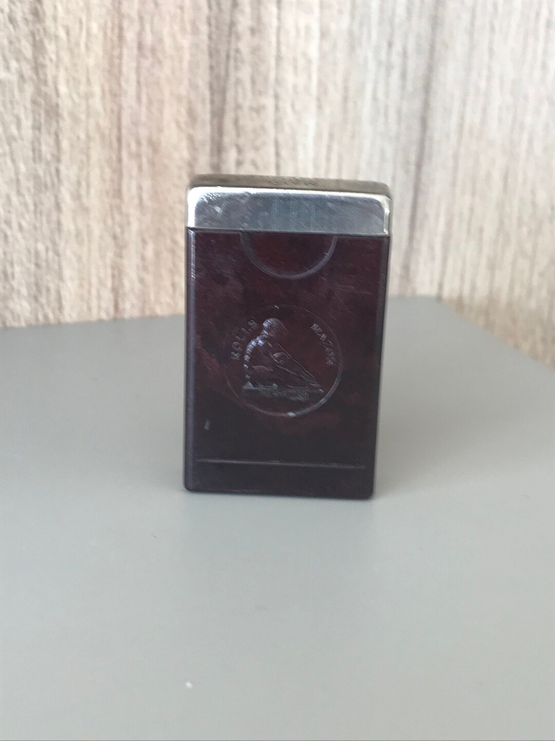Vintage Empty Brown Mottled Bakelite Rolls Razor Spare Razor Container ...