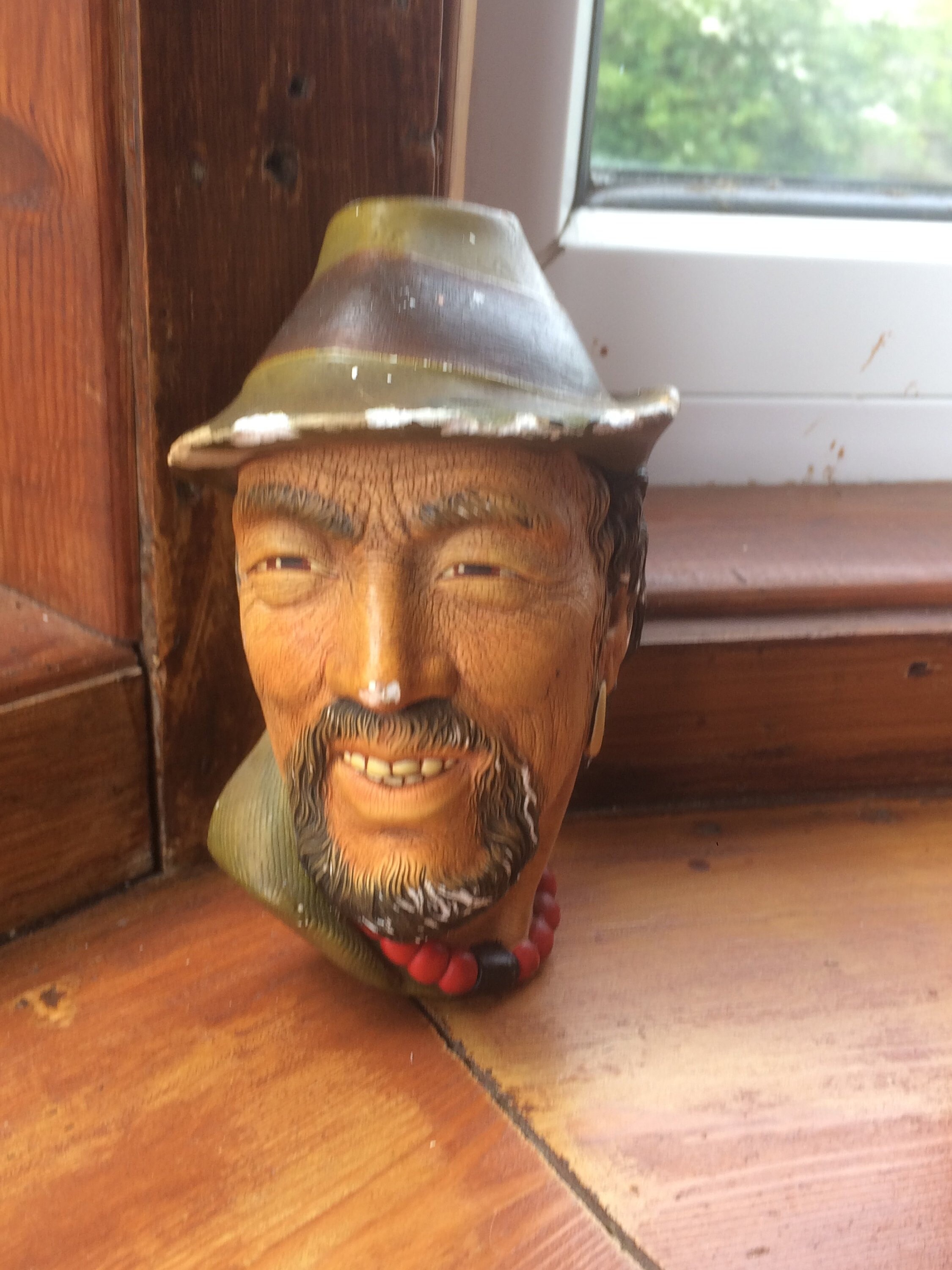 Vintage Bossons Chalkware Gypsy in a Green Hat Head Wall - Etsy UK