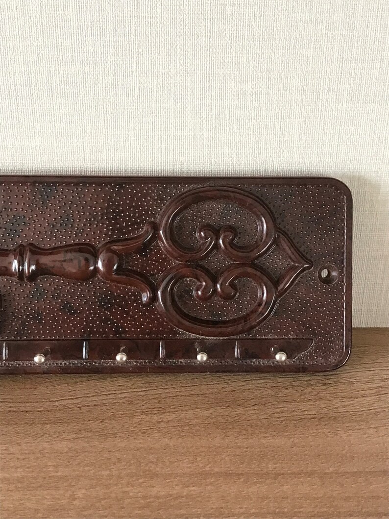 Vintage Mottled Brown Bakelite Wall Mounted Key Holder - 1940/50s - Etsy