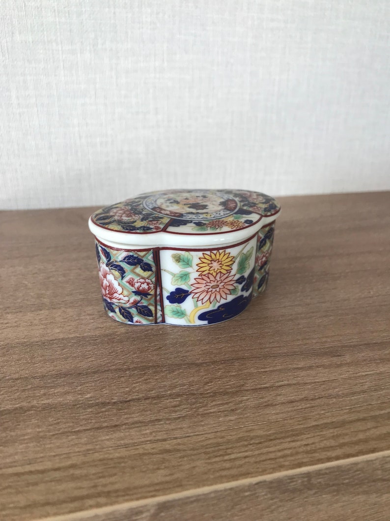Vintage Alfro London Porcelain Floral Trinket Pot - 1980s - Etsy