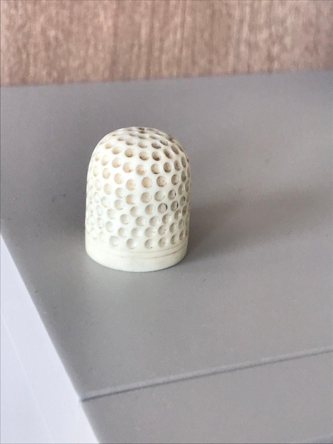Antique Victorian Carved Bovine Bone Thimble 1800s - Etsy