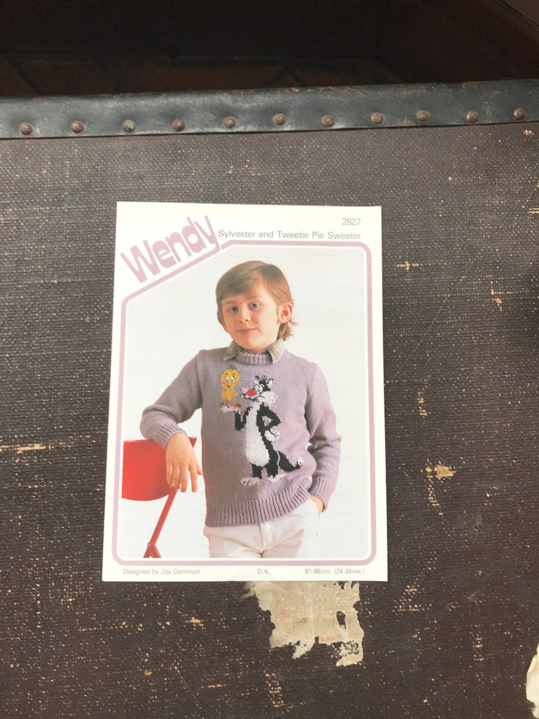 Vintage Wendy Sylvester and Tweetie Pie Sweater Pattern 2827 1980s - Etsy
