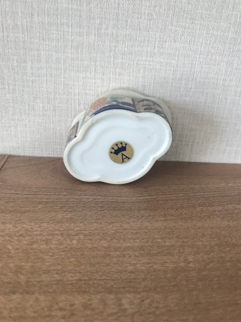 Vintage Alfro London Porcelain Floral Trinket Pot - 1980s - Etsy