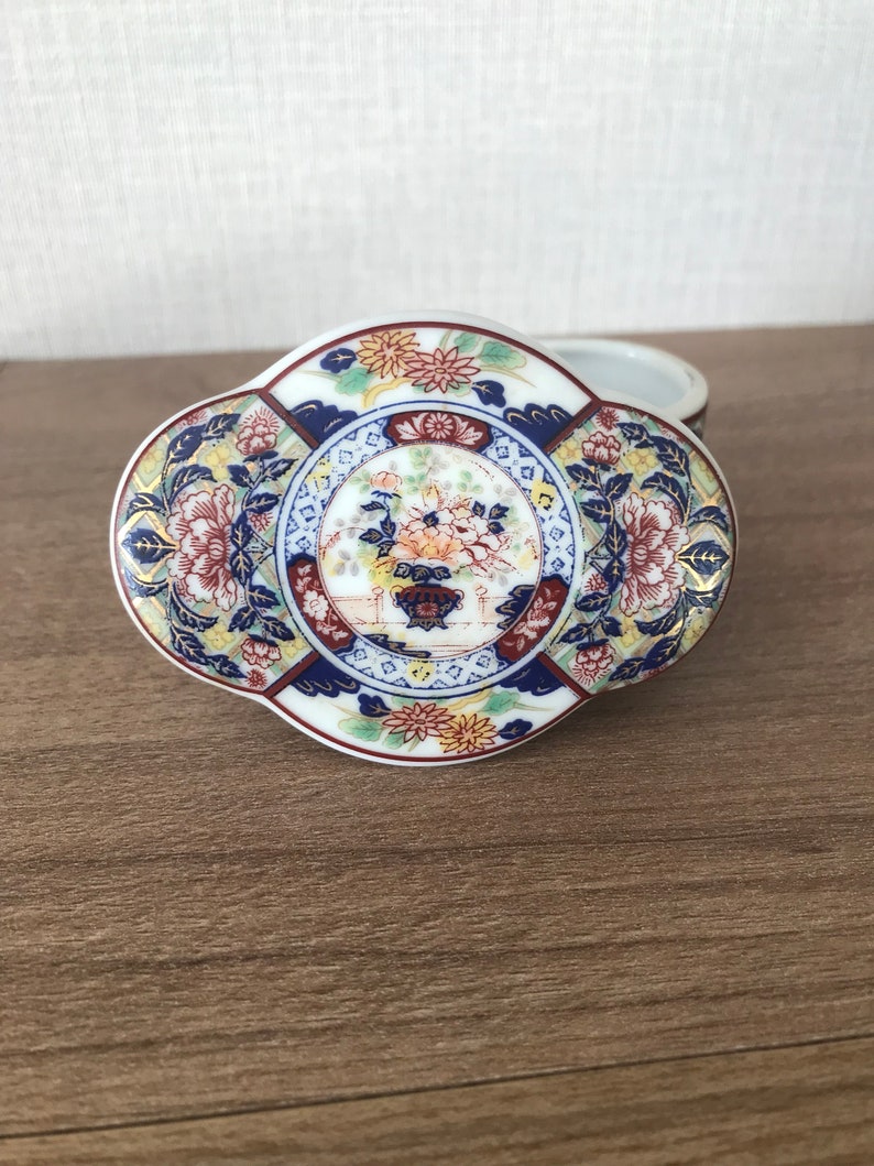 Vintage Alfro London Porcelain Floral Trinket Pot - 1980s - Etsy