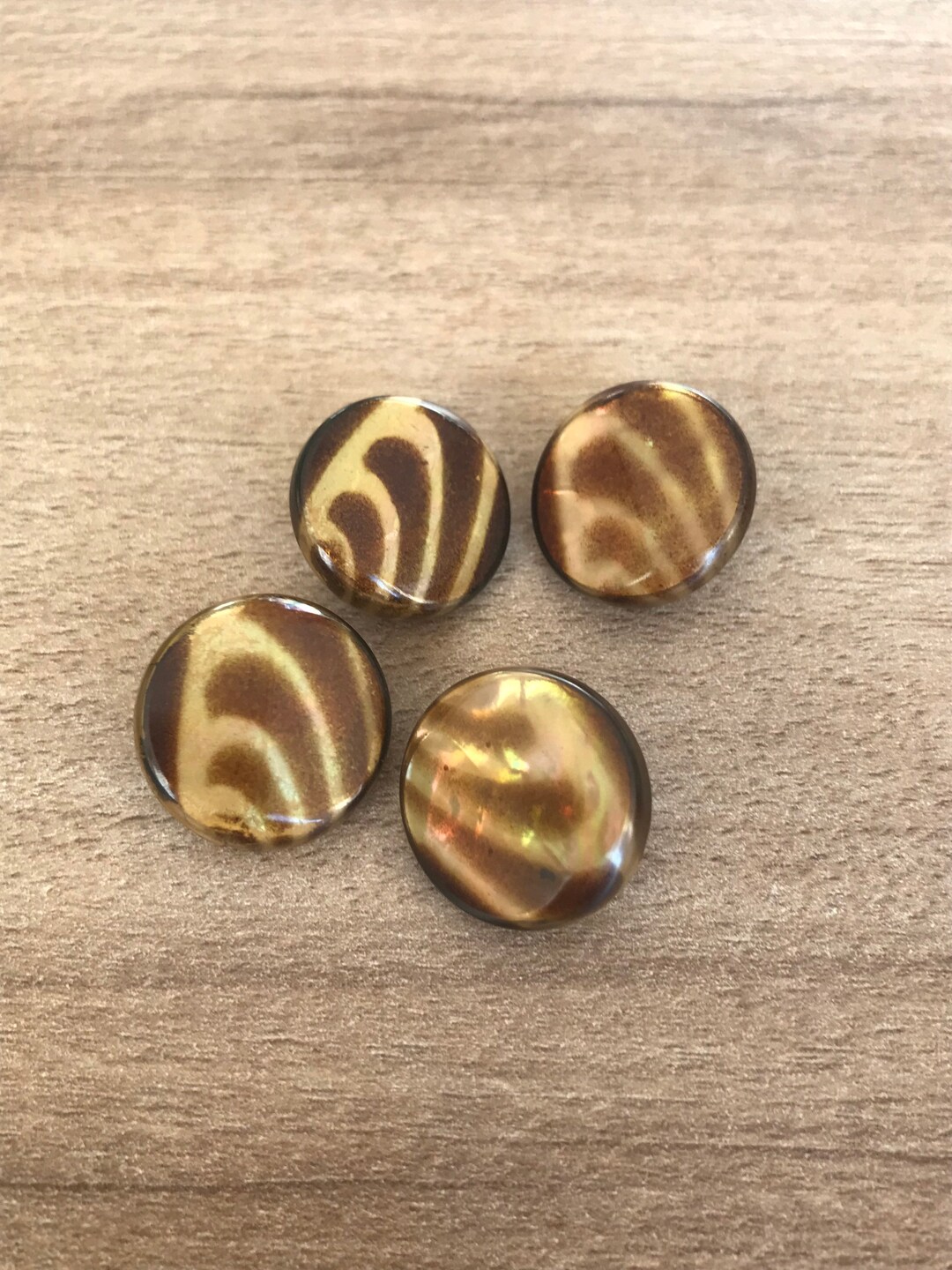 Set of 4 Celluloid Bubble Buttons With Metal Back Shank 1920/30s - Etsy