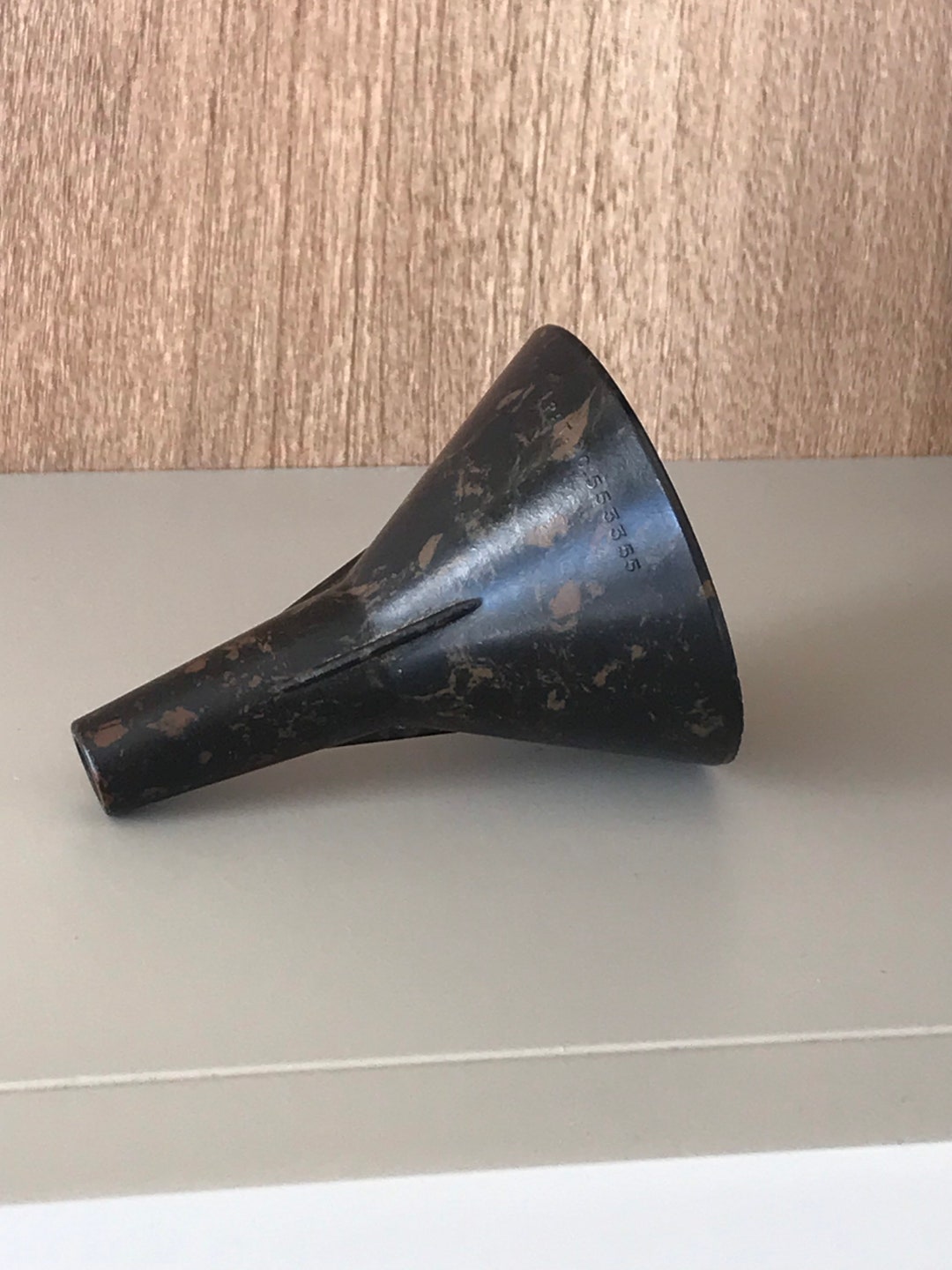 Vintage Mottled Brown Bakelite Funnel Brown - 1930s - Etsy