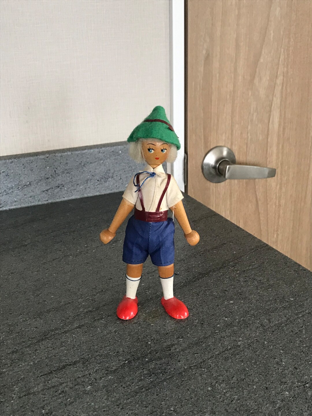 Vintage Wooden Polish Peg Doll 1950s - Etsy