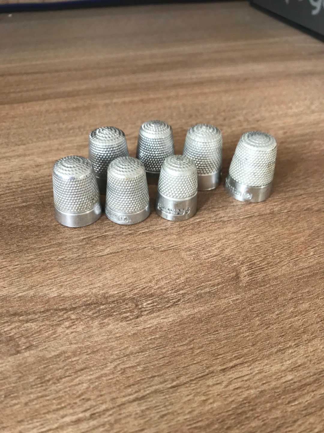 Vintage Aluminium Stratnoid Thimbles 1920-1940s - Etsy