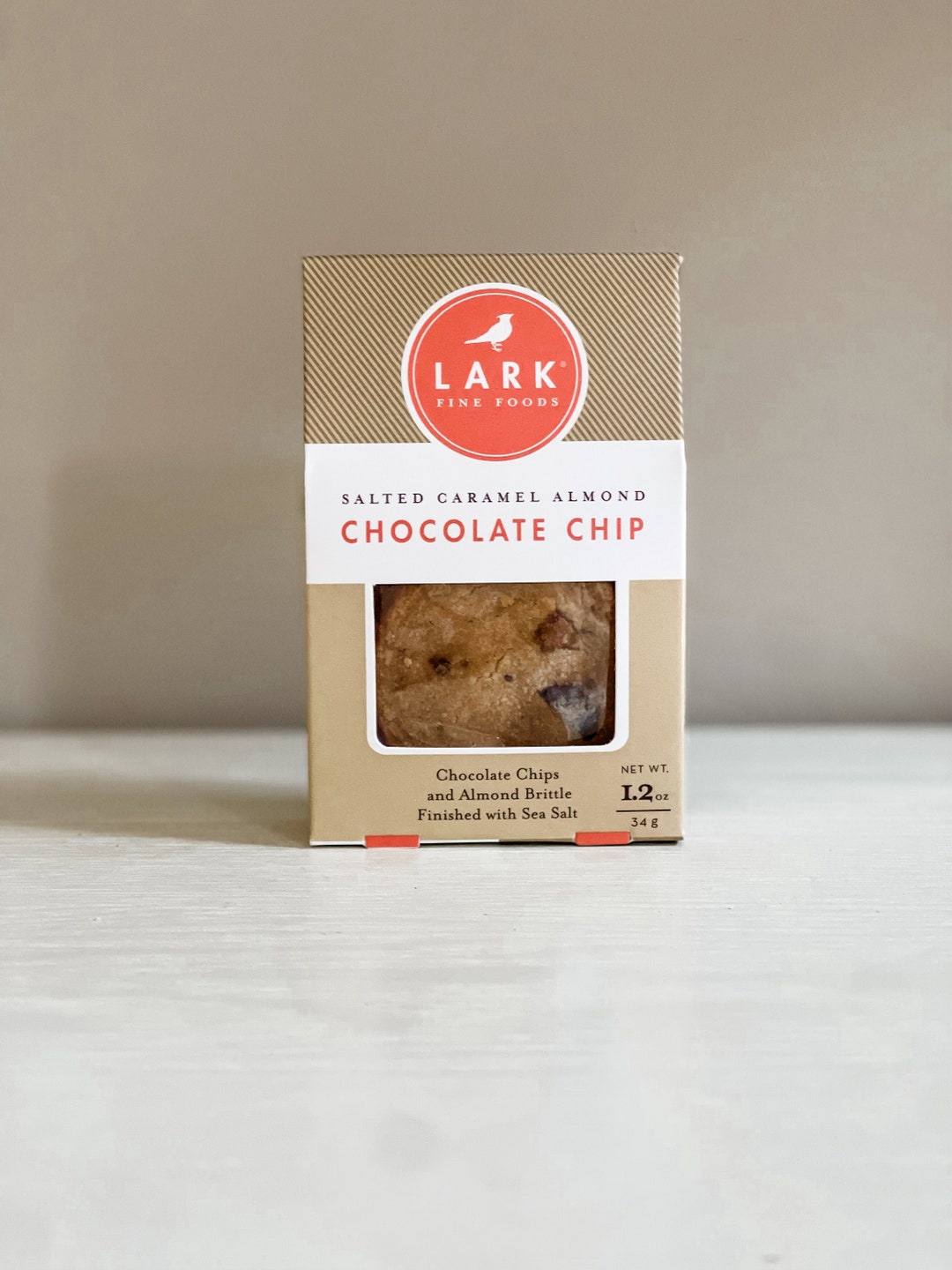 SALTED ALMOND Chocolate Chip Cookies , Petit Paquet 2 Cookies , Lark ...
