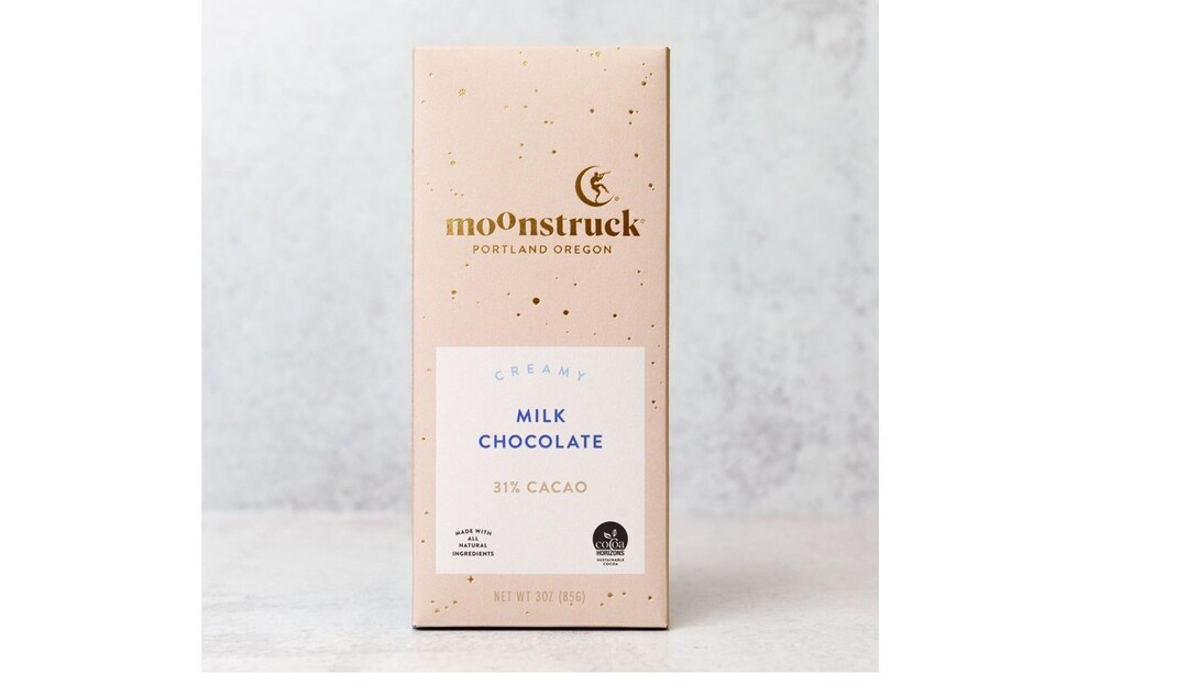 Moonstruck Chocolate Creamy Milk Chocolate 3oz Organic candy Add on ...