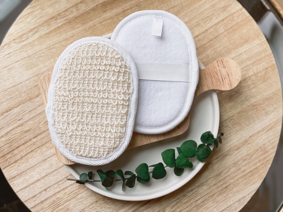 Ramie Body Scrub Pad , Eco Friendly Natural , ramie Terry Body Buffing ...