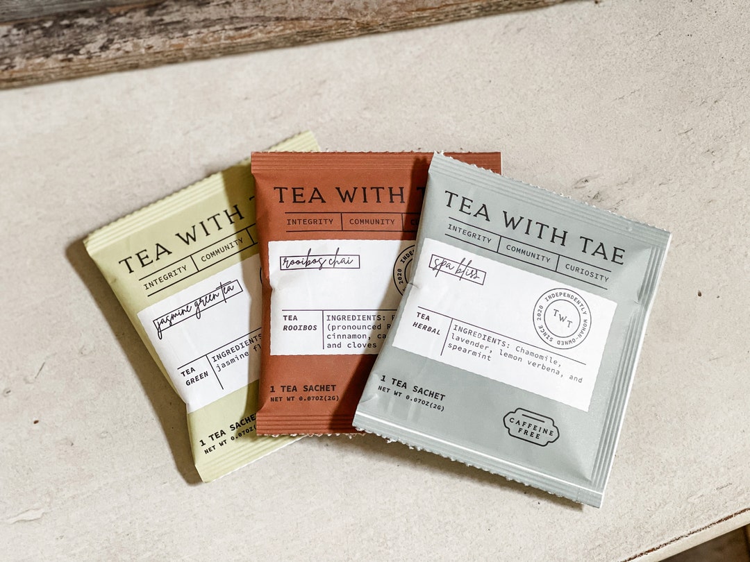 ASSORTED TEA BAGS, Add Ons for Gifts , Gift Filler, Tea With Tae, Build ...