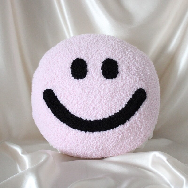 Smiley Face Pillow - Etsy