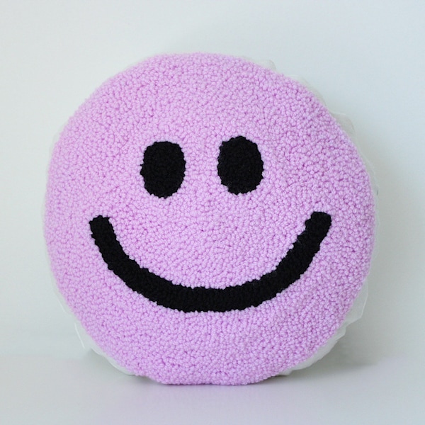 Smiley Face Pillow - Etsy