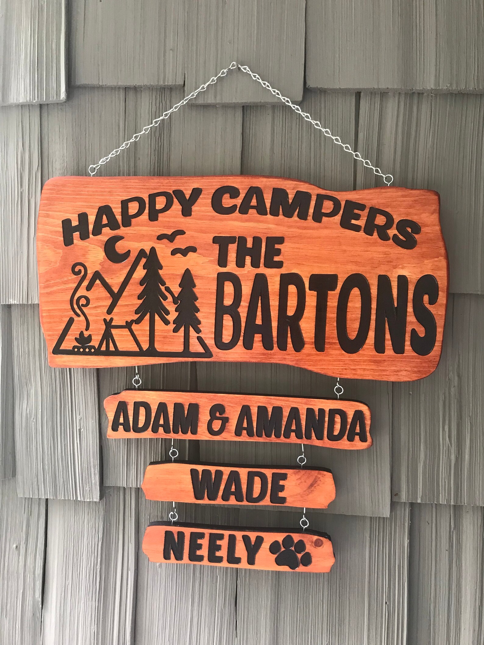 Happy Campers Sign Campsite Signs Camping Signs Happy Campers - Etsy