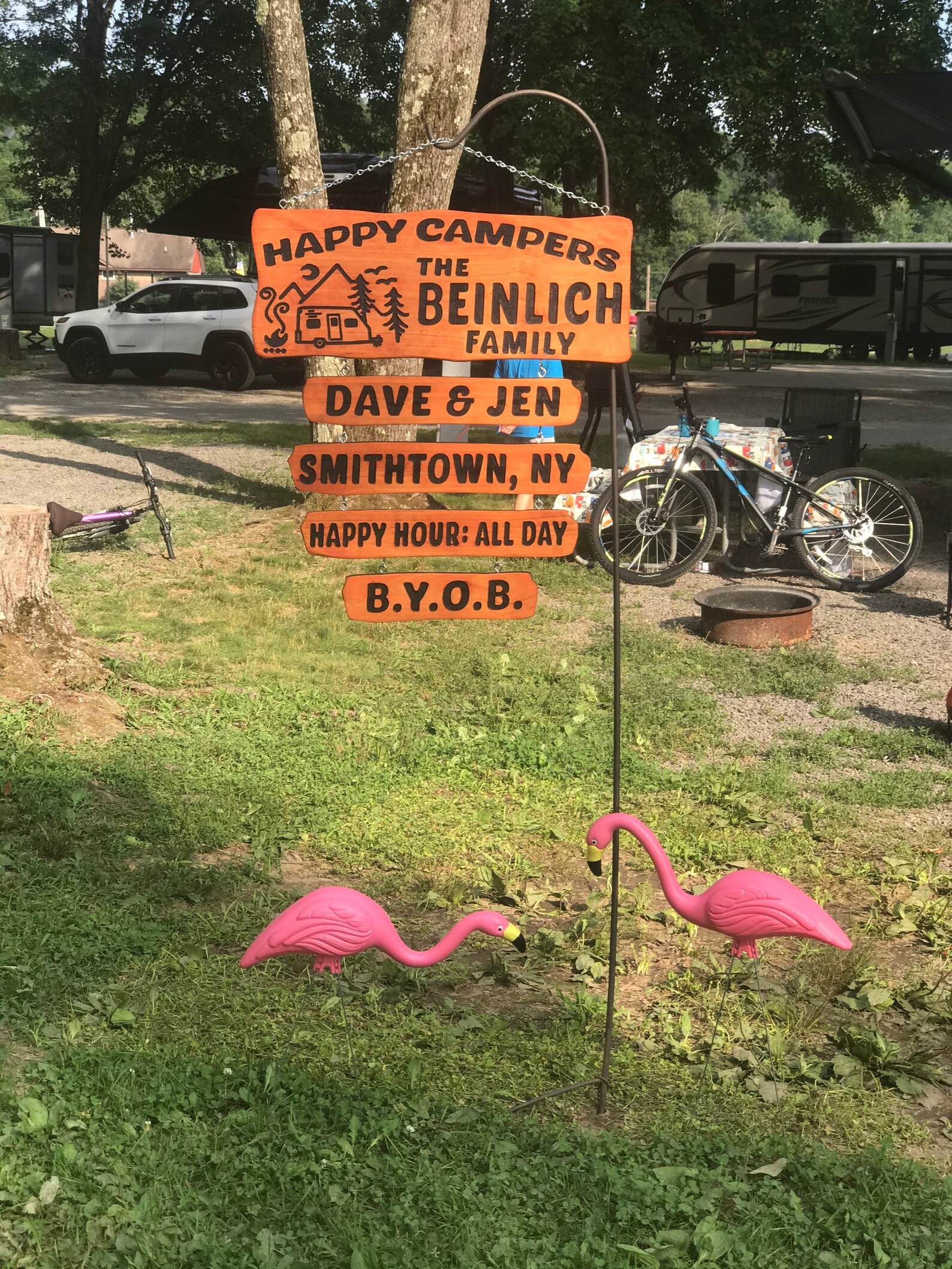 Camping Signs Travel Trailer Camper Sign Campsite Sign Custom - Etsy