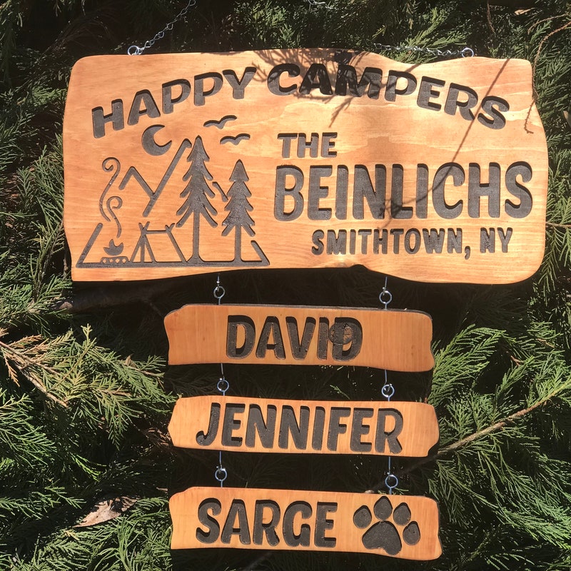 Campsite Sign - Etsy