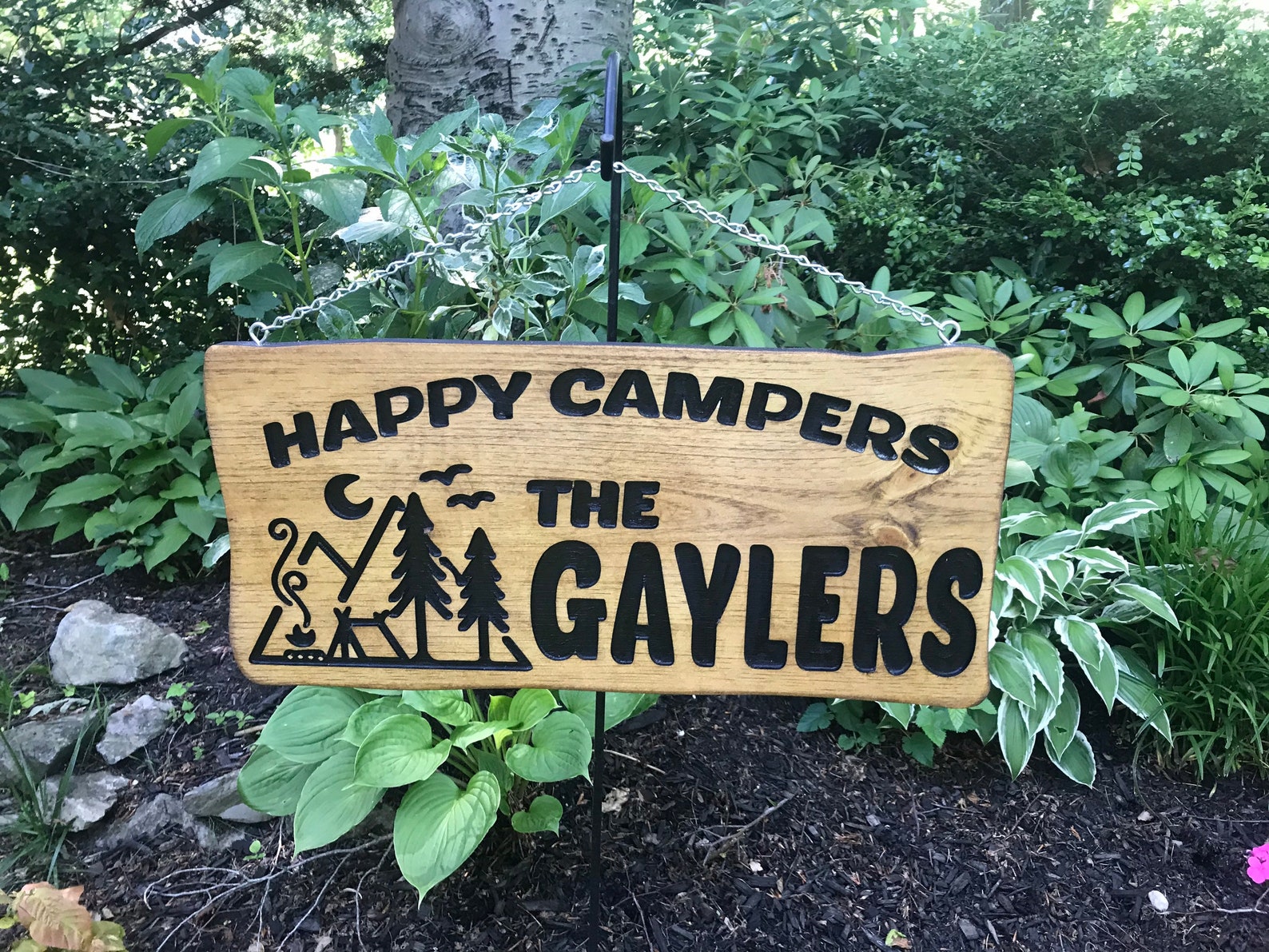 Happy Campers Sign Campsite Signs Camping Signs Happy Campers - Etsy