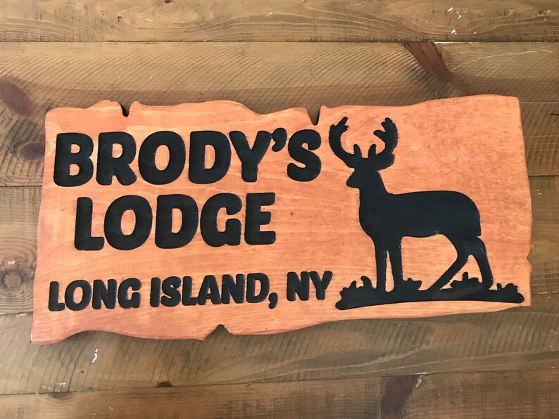 Personalized Wood Sign CNC Custom Carved Rustic Name Plaque - Etsy