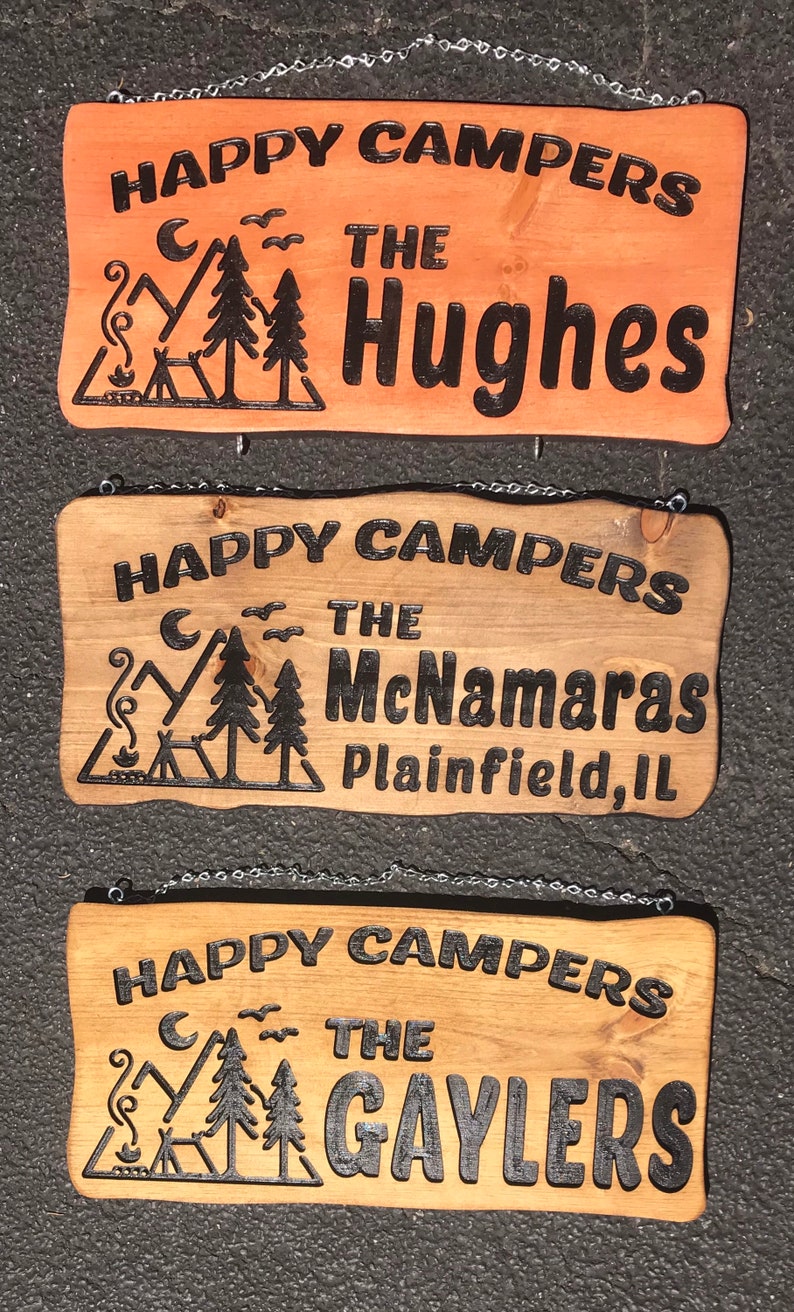 Personalized Wood Sign CNC Custom Carved Rustic Name Plaque - Etsy