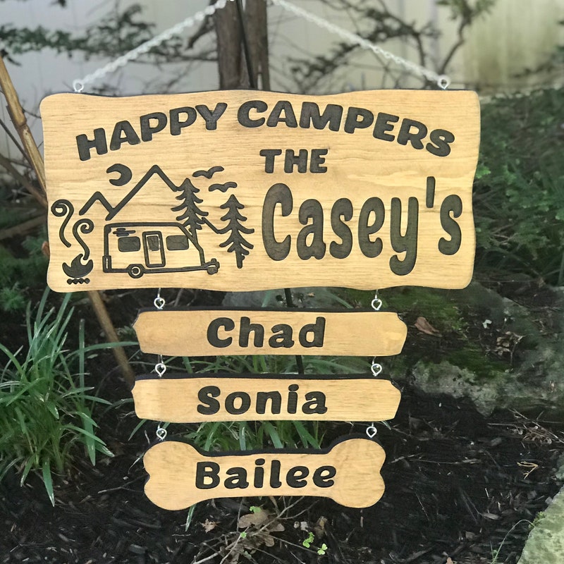 Personalized Camping Signs - Etsy