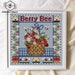 Berry Cross Stitch Pattern Bee Cross Stitch PDF Berry Sampler Bee ...