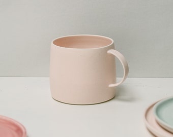 Pink mug | Etsy