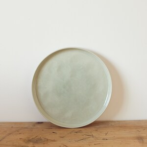 Set of 2 Place Settings in Seaglass - Blue Plate - Hand Made Pottery ...