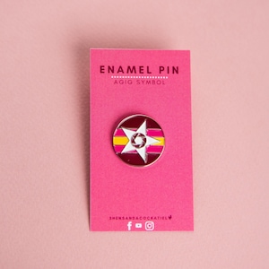 Enamel Pin // Round AGIG Symbol - Etsy